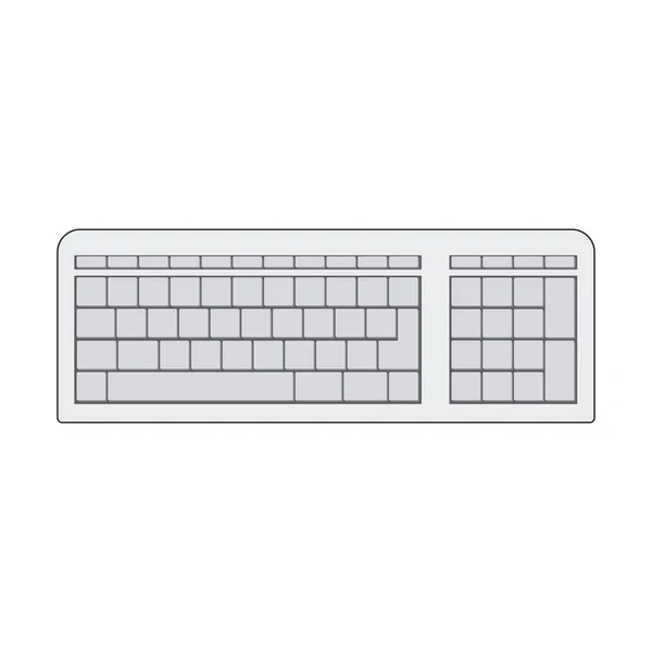 White computer keyboard icon ⬇ Vector Image by © grgroupstock | Vector ...