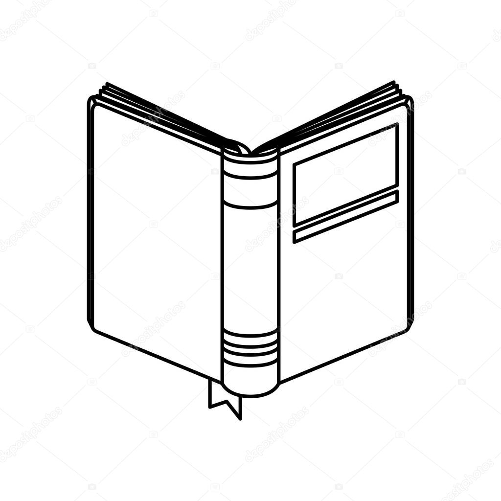 Diseño de libro aislado Vector de stock por ©grgroupstock 129466894