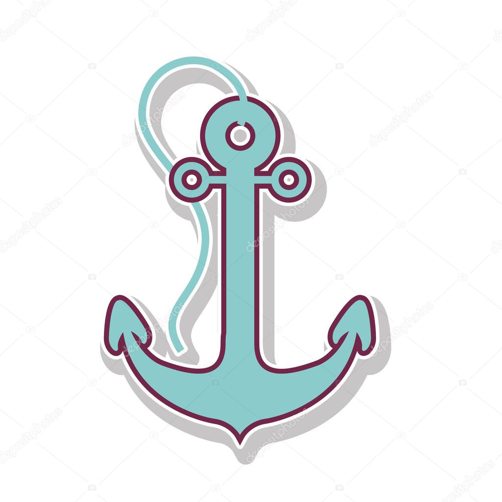 Nautical anchor icon Stock Vector Image by ©grgroupstock #129907560