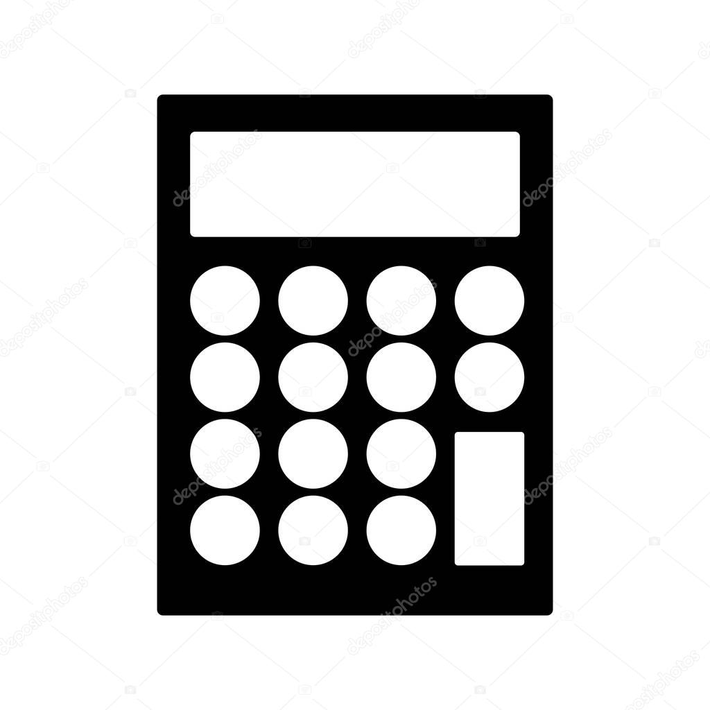 Simple calculator icon image Stock Vector by ©grgroupstock 129995142