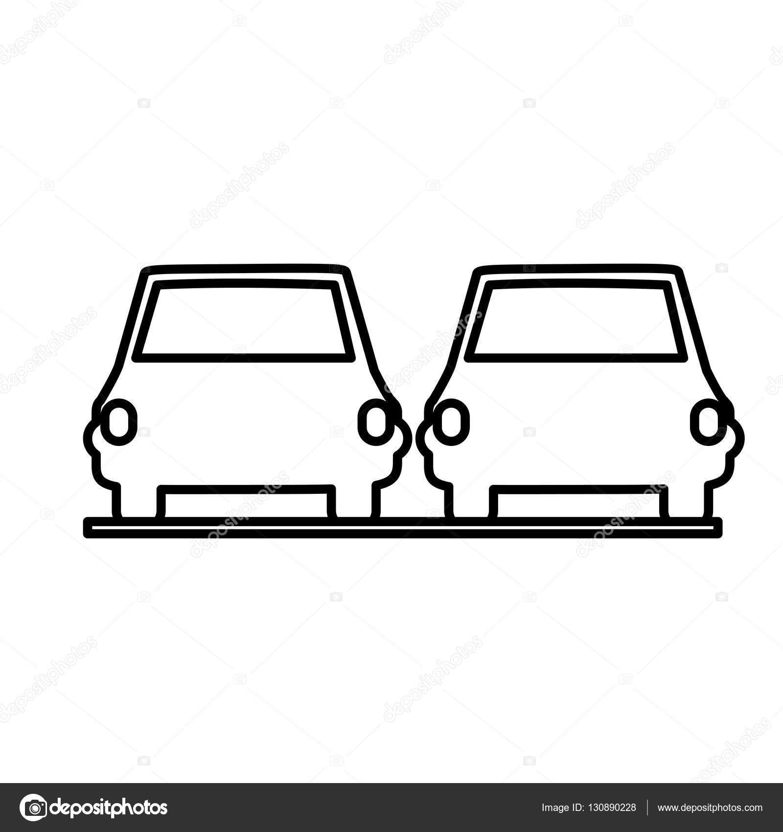 Isolated car road sign design Stock Vector Image by ©grgroupstock ...