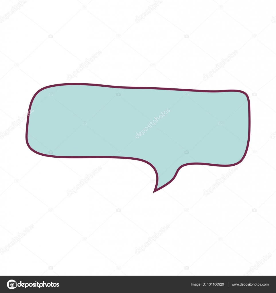 Silhouette rounded rectangle callout background blue Stock Vector Image ...