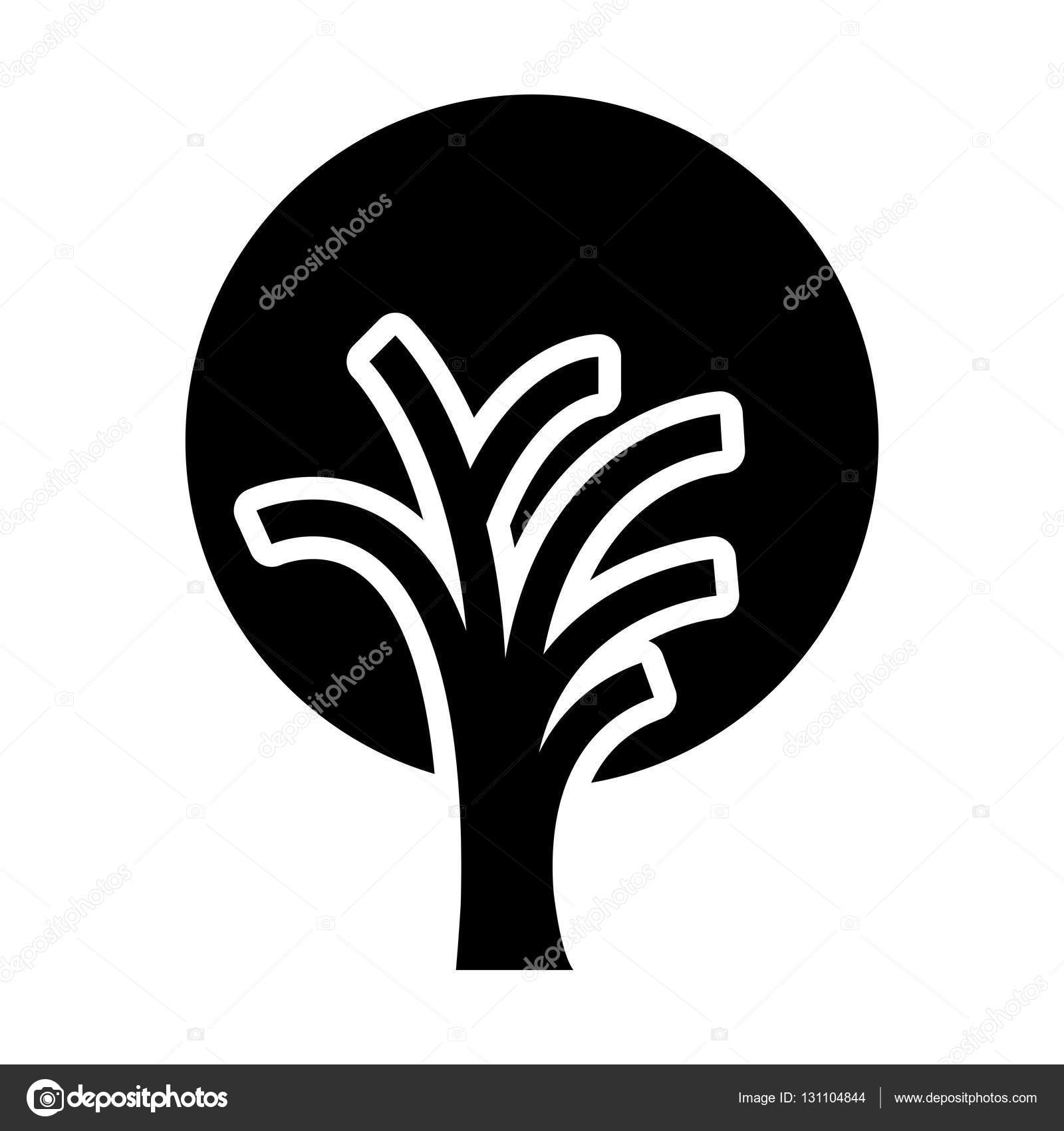 Tree Trunk Vector Black