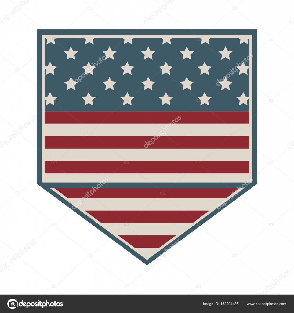 Usa Flag Icon Square