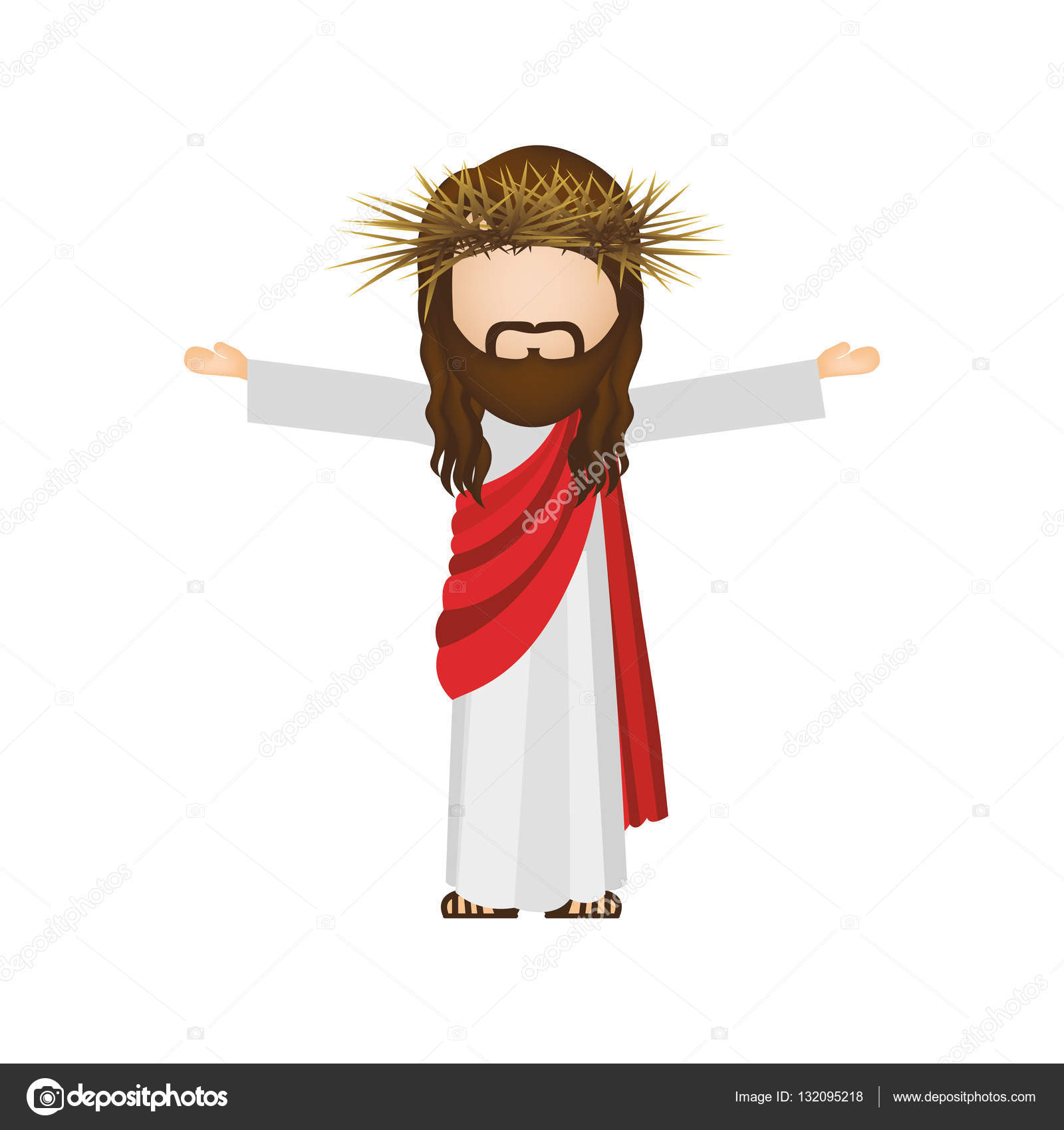 Avatar religious design of jesus christ — Stock Vector © grgroupstock ...