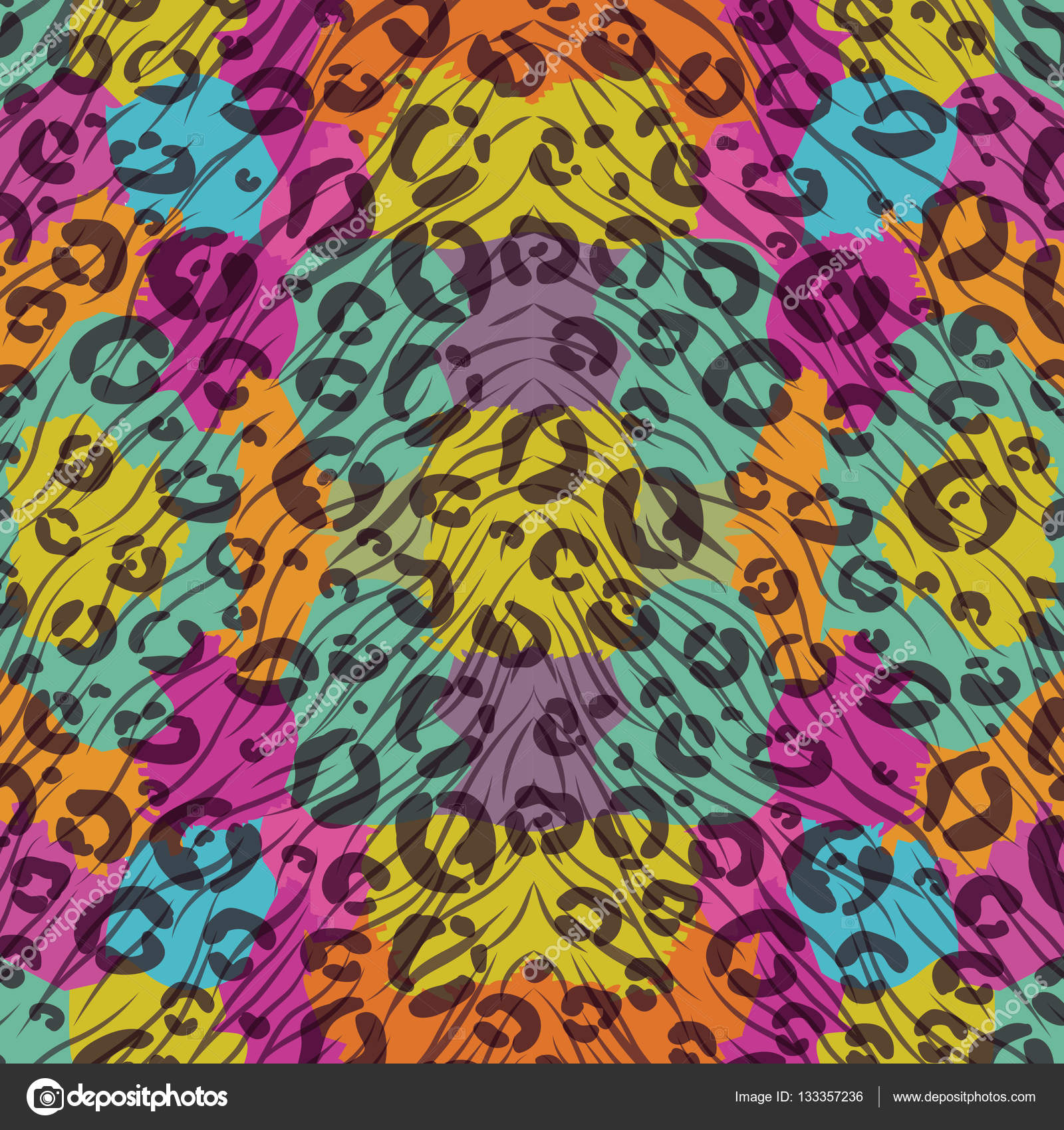 Animal print background design Stock Vector Image by ©grgroupstock ...