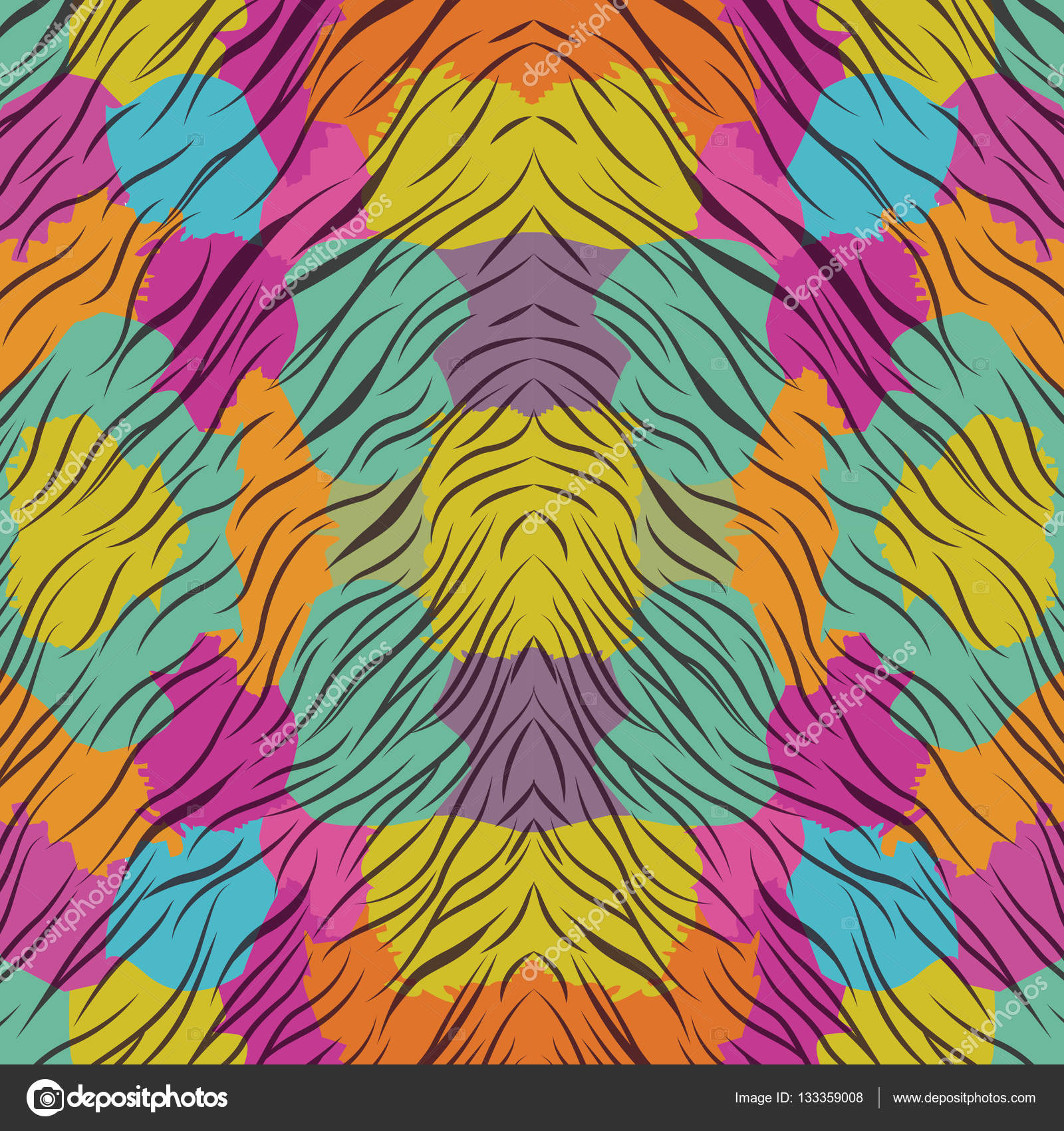Animal print background design Stock Vector by ©grgroupstock 133359008