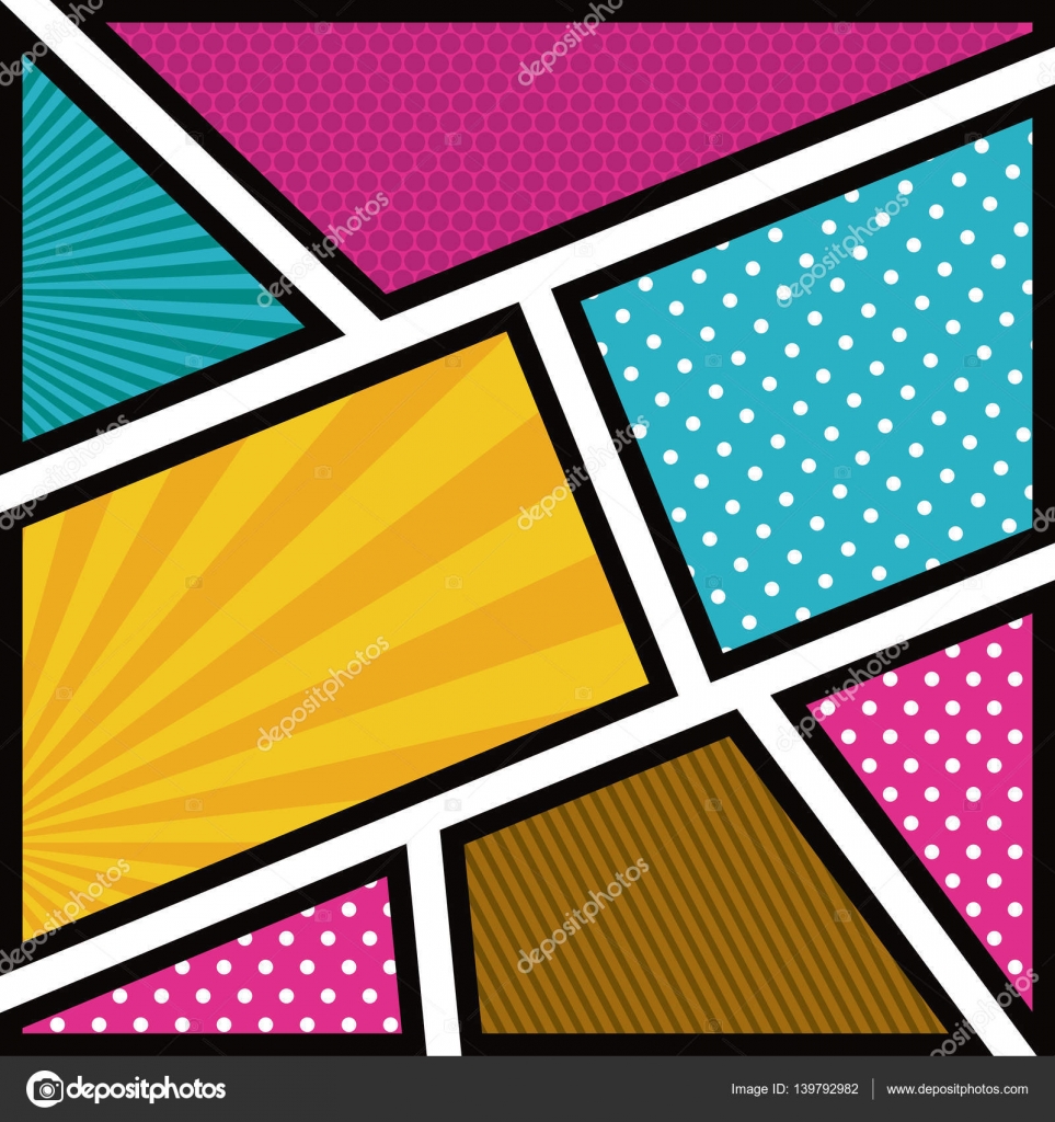 Backdrop colorful abstract in pop art Stock Vector Image by ...