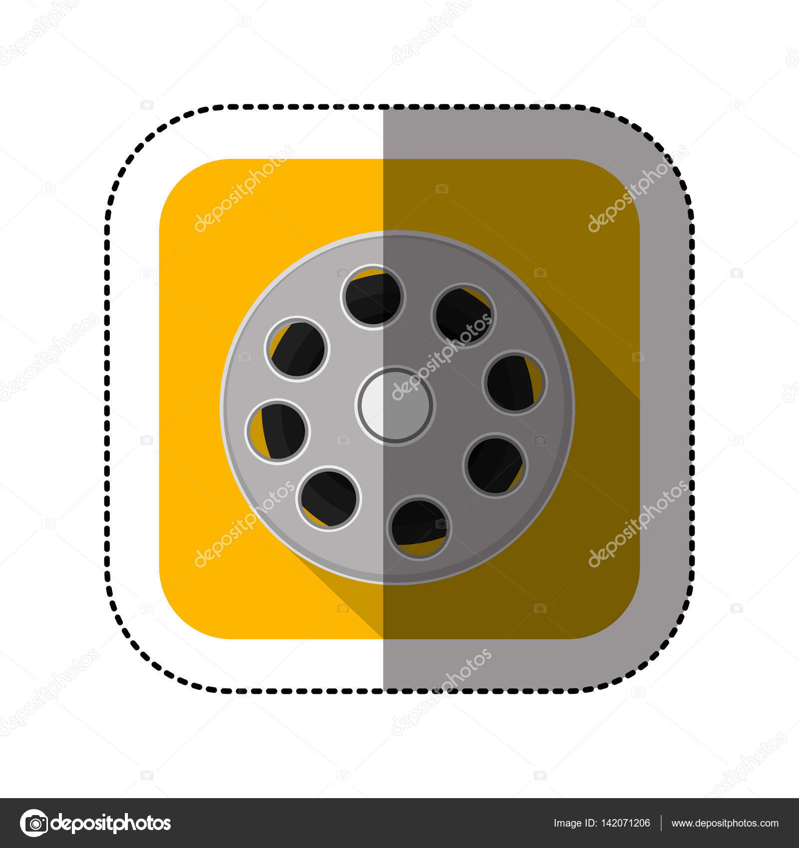 Symbol short film icon Stock Vector by ©grgroupstock 142071206