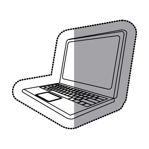 Laptop Side View Clipart