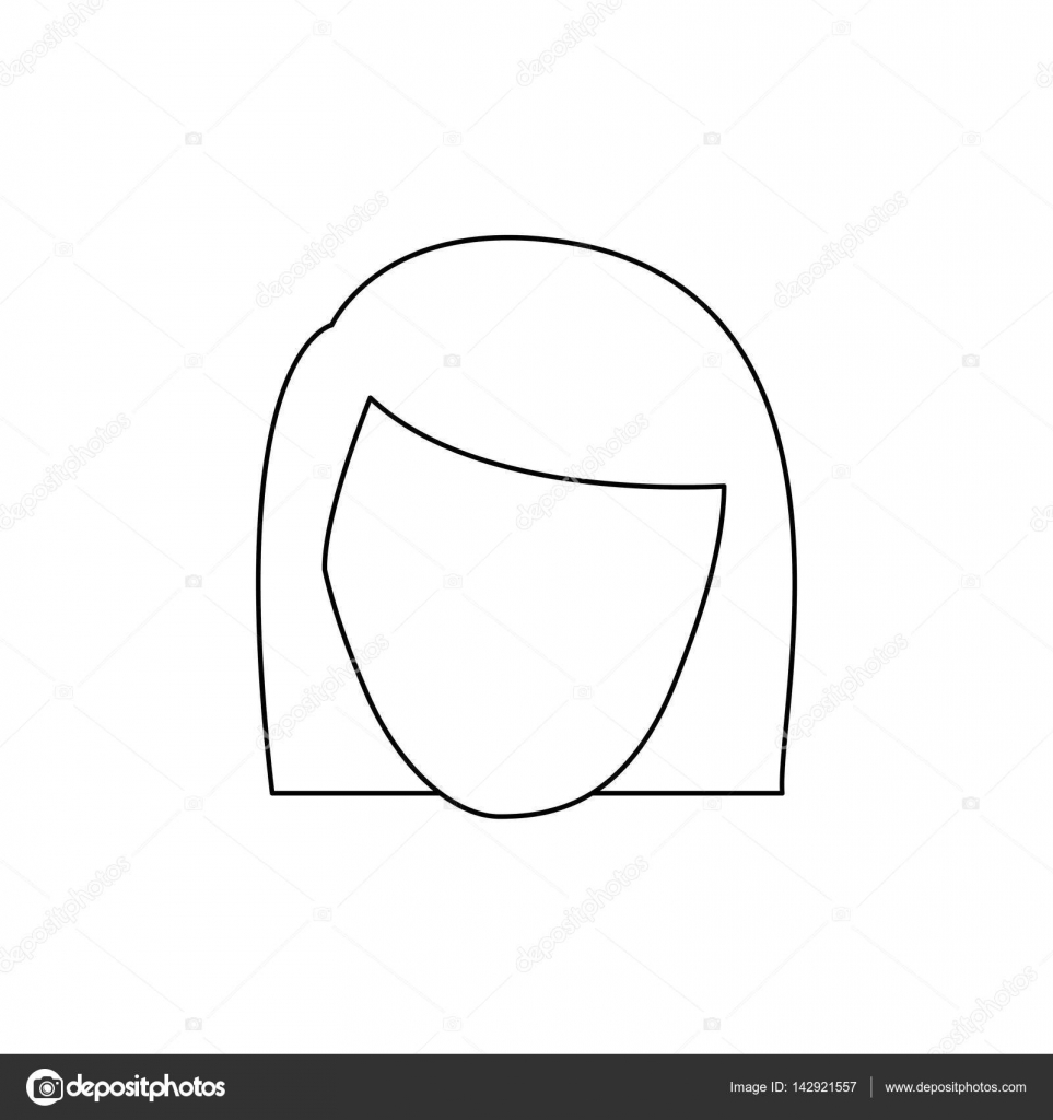 Figure face formal woman icon Stock Vector by ©grgroupstock 142921557