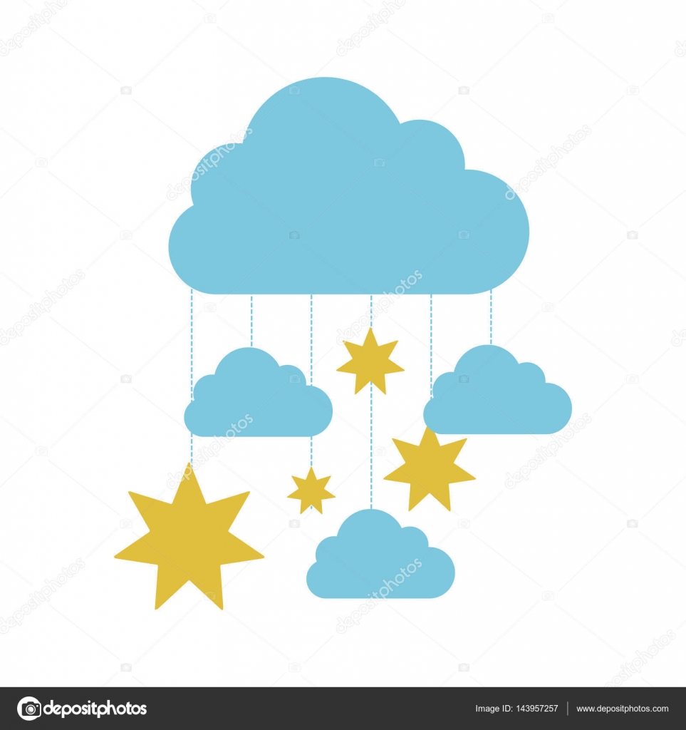 Babystar Design Clipart Blue