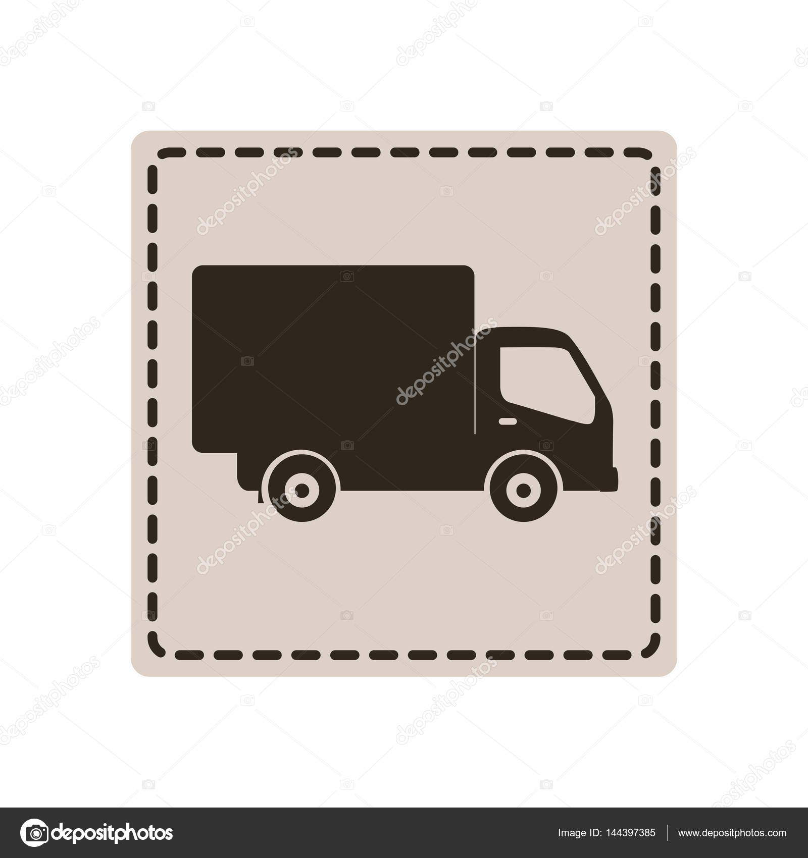 Symbol delivery car icon Stock Vector by ©grgroupstock 144397385