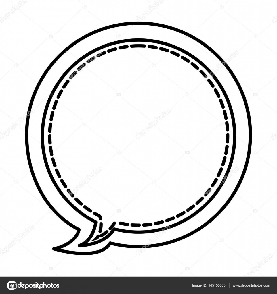 Figure round chat bubbles icon Stock Vector by ©grgroupstock 145155665