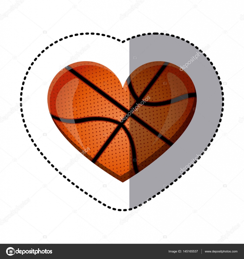 Heart Basketball Vector