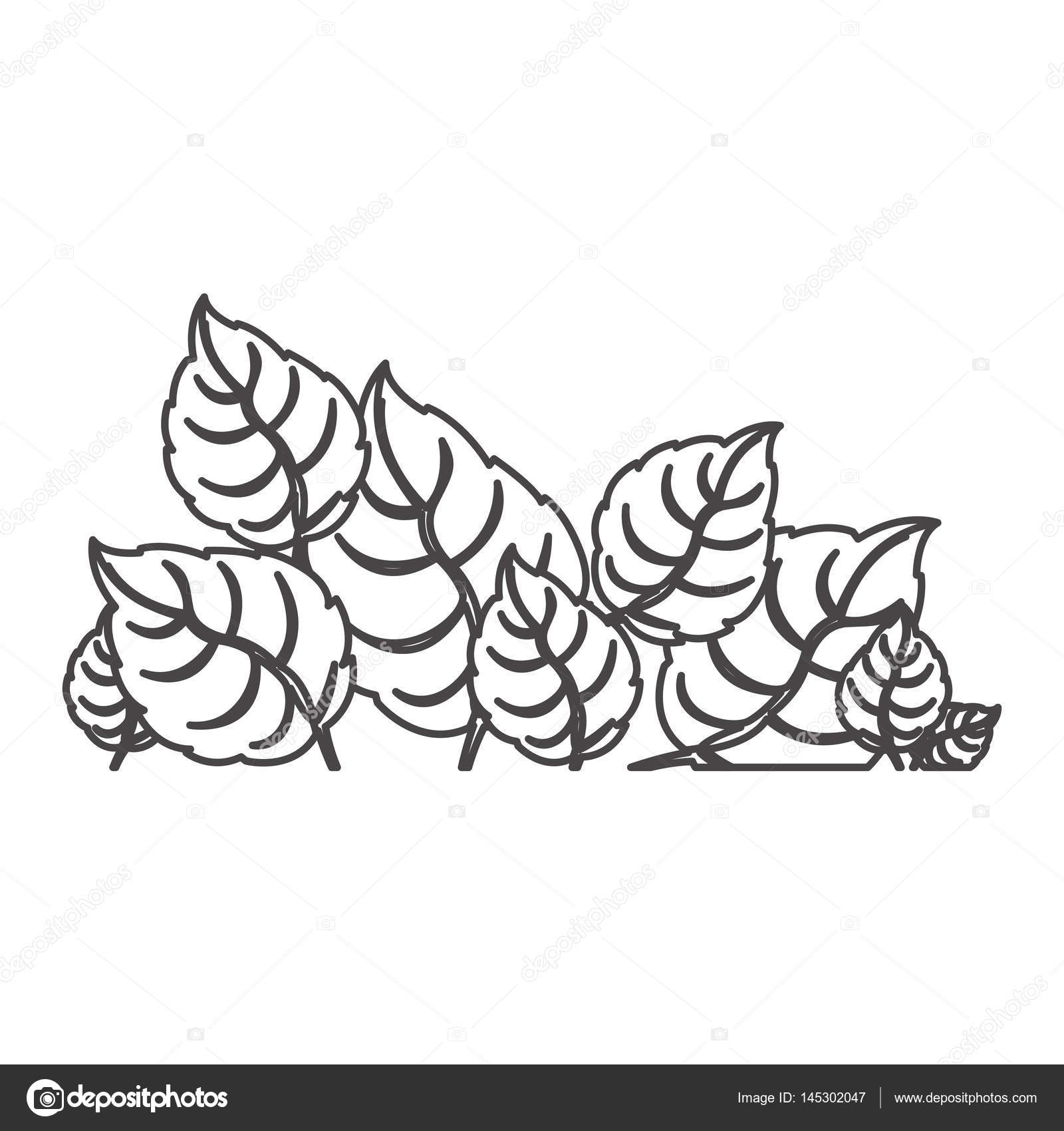 Figure leaves together icon Stock Vector by ©grgroupstock 145302047