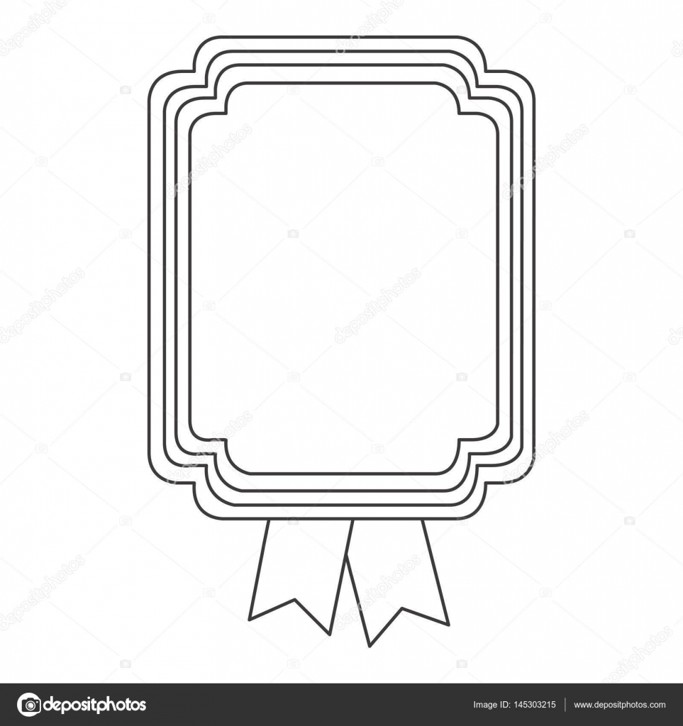Figure square emblem with ribbon icon Stock Vector by ©grgroupstock ...