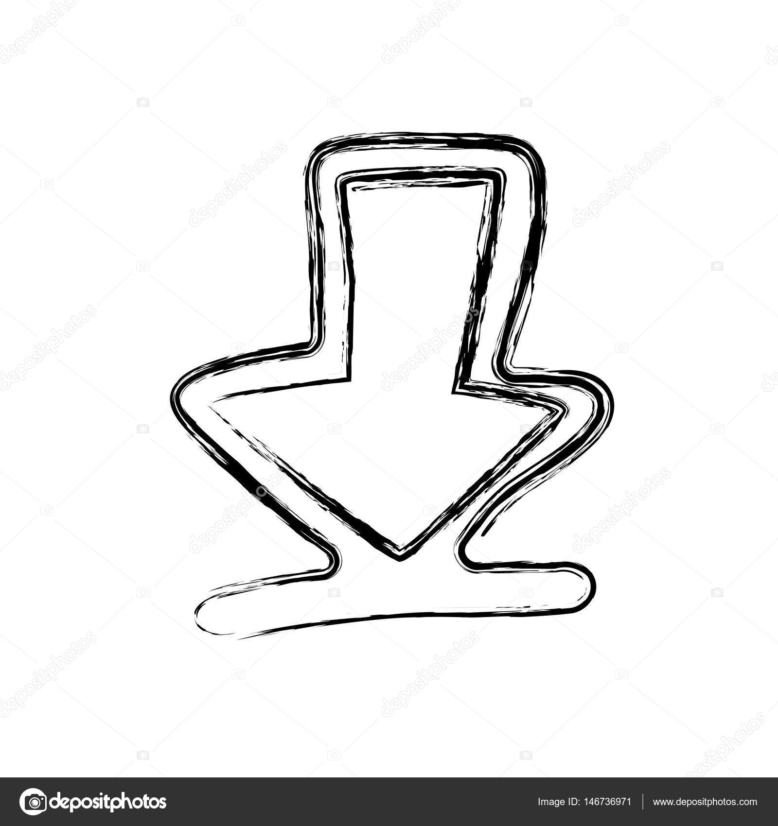 Figure arrow sign icon Stock Vector by ©grgroupstock 146736971