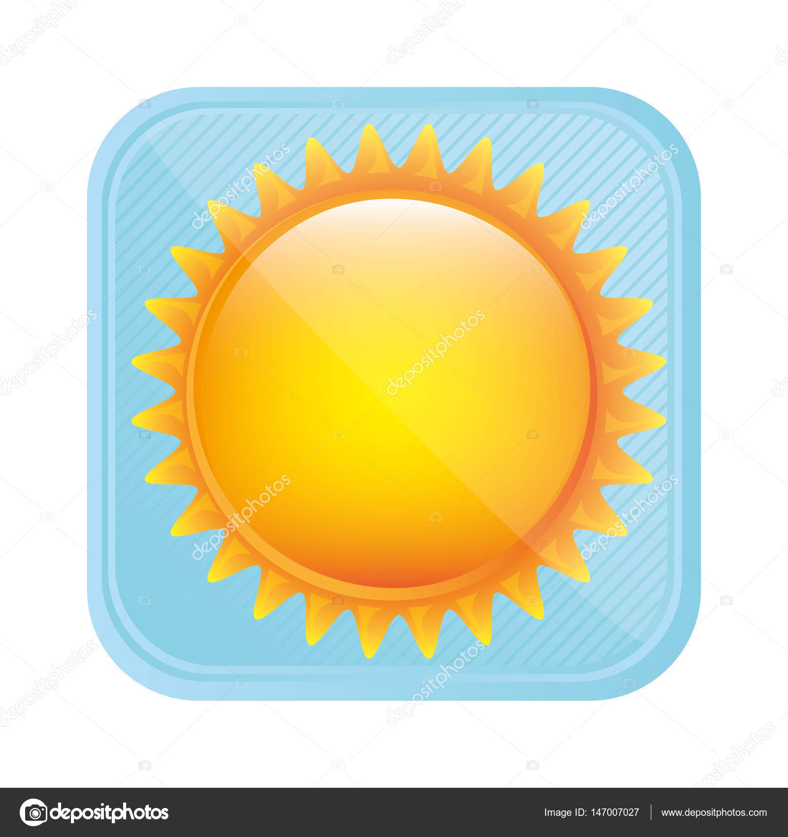 Yellow light sun icon Stock Vector Image by ©grgroupstock #147007027