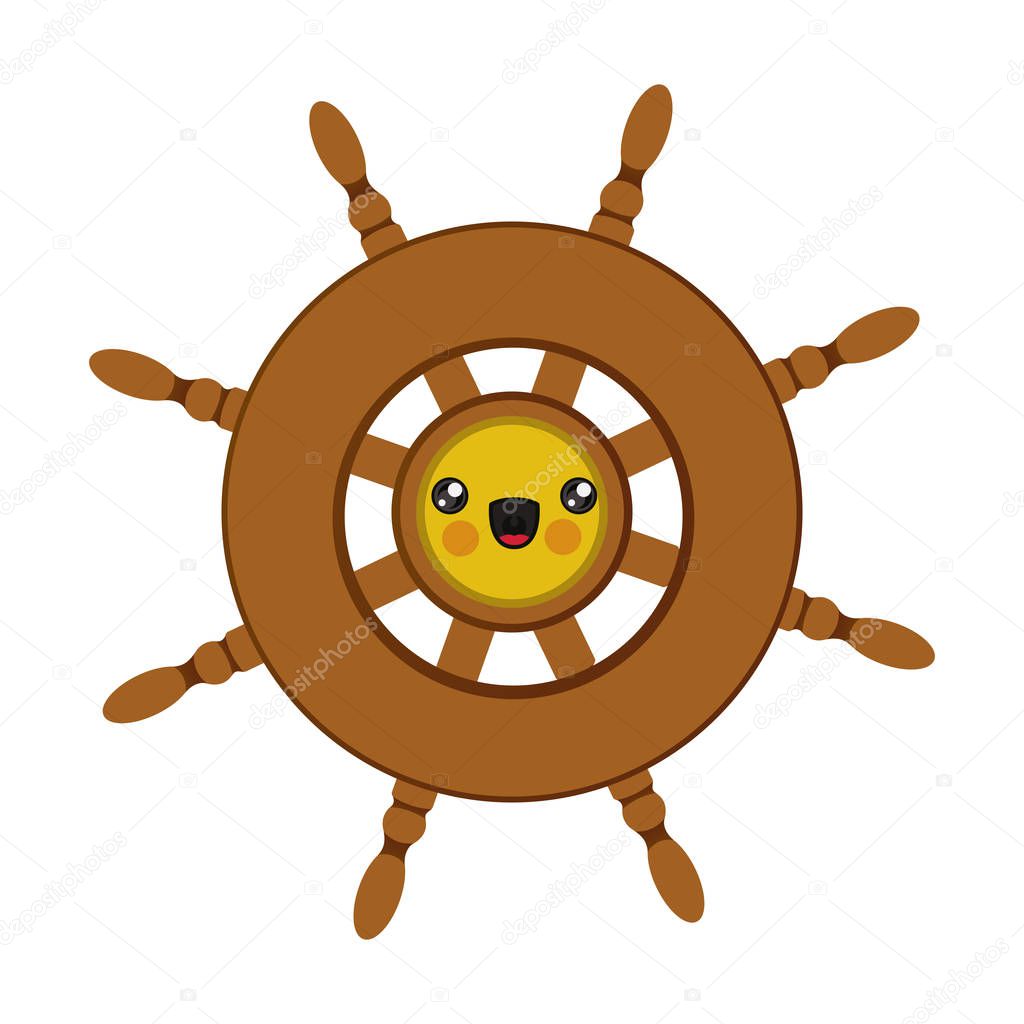 Imágenes: timones de barcos animados | silueta colorida de timón de ...