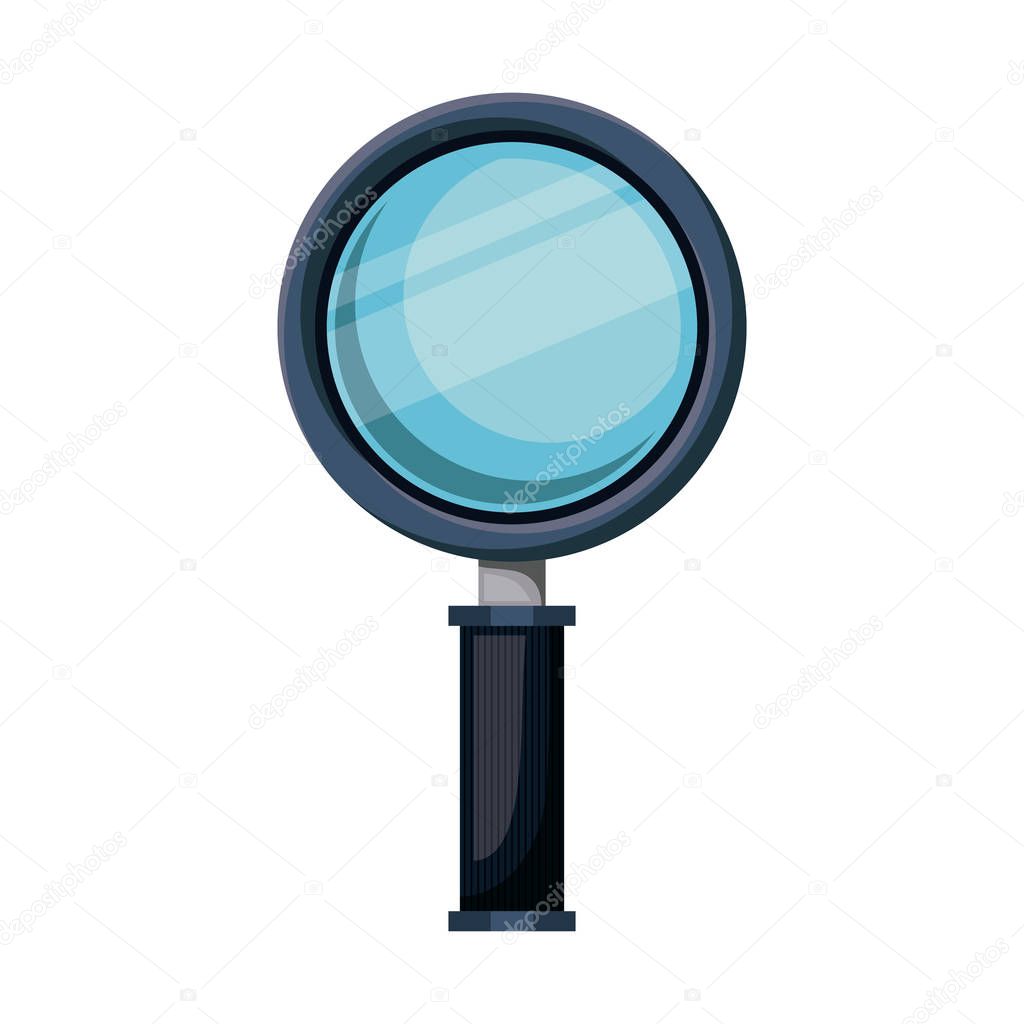 Silueta colorida realista de lupa Vector de stock por ©grgroupstock ...