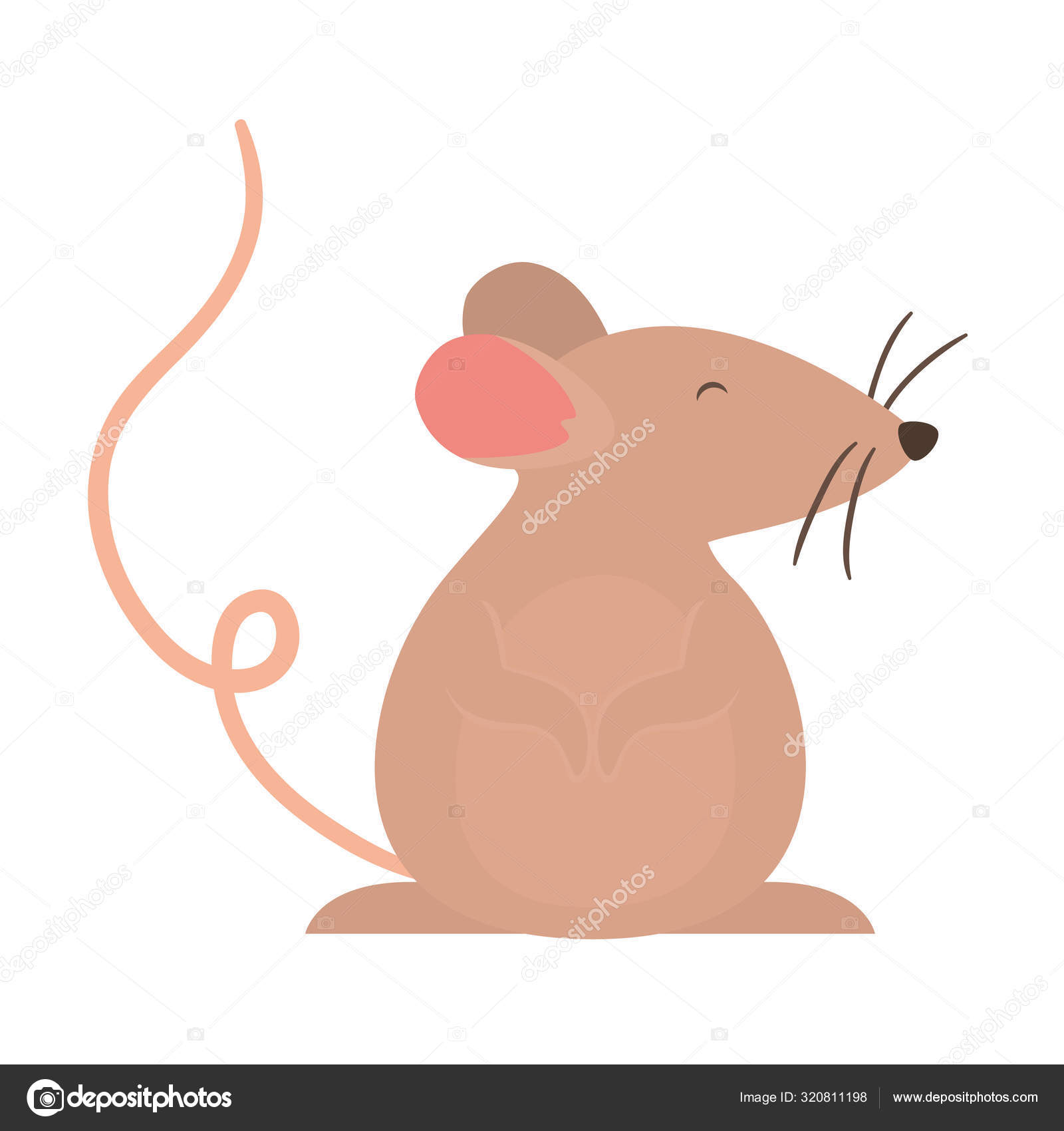 Isolated mouse cartoon vector design Stock Vector Image by ...