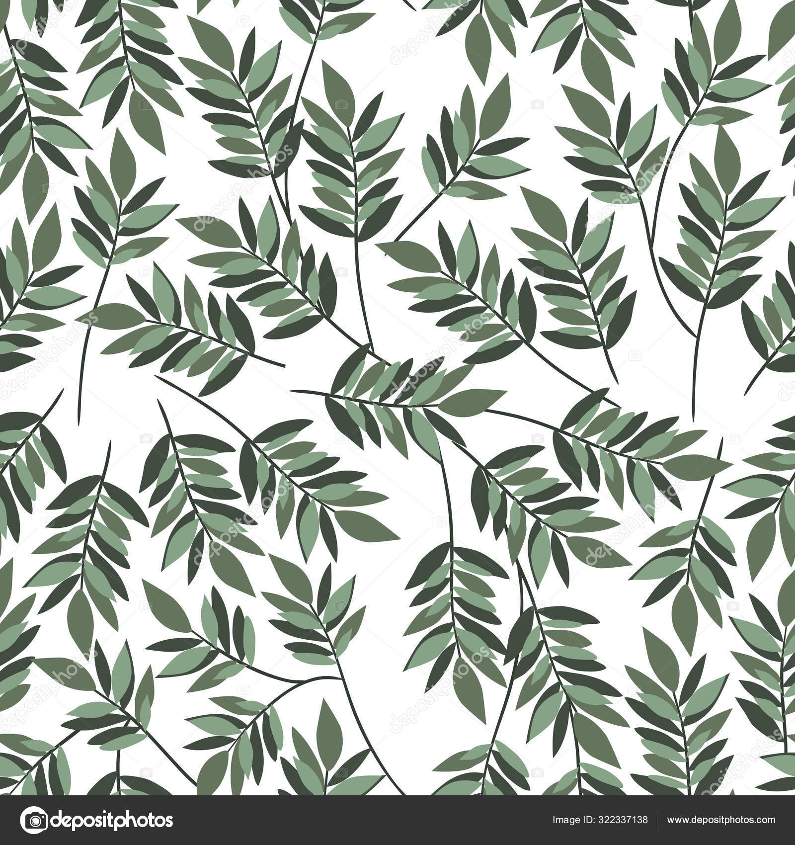 Isolated leaves background vector design Stock Vector by ©grgroupstock ...