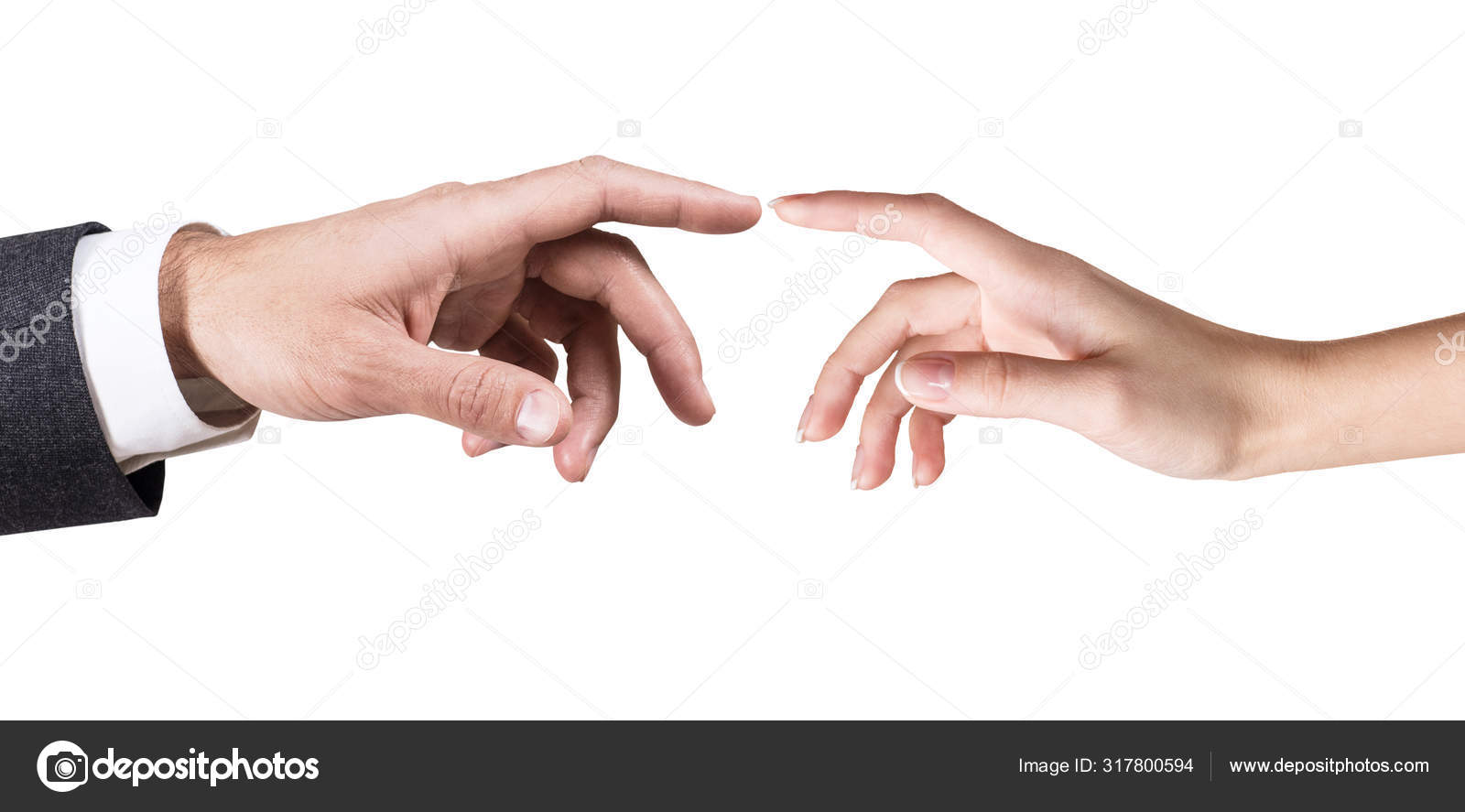 Two hands touching each other. Stock Photo by ©kotin 317800594