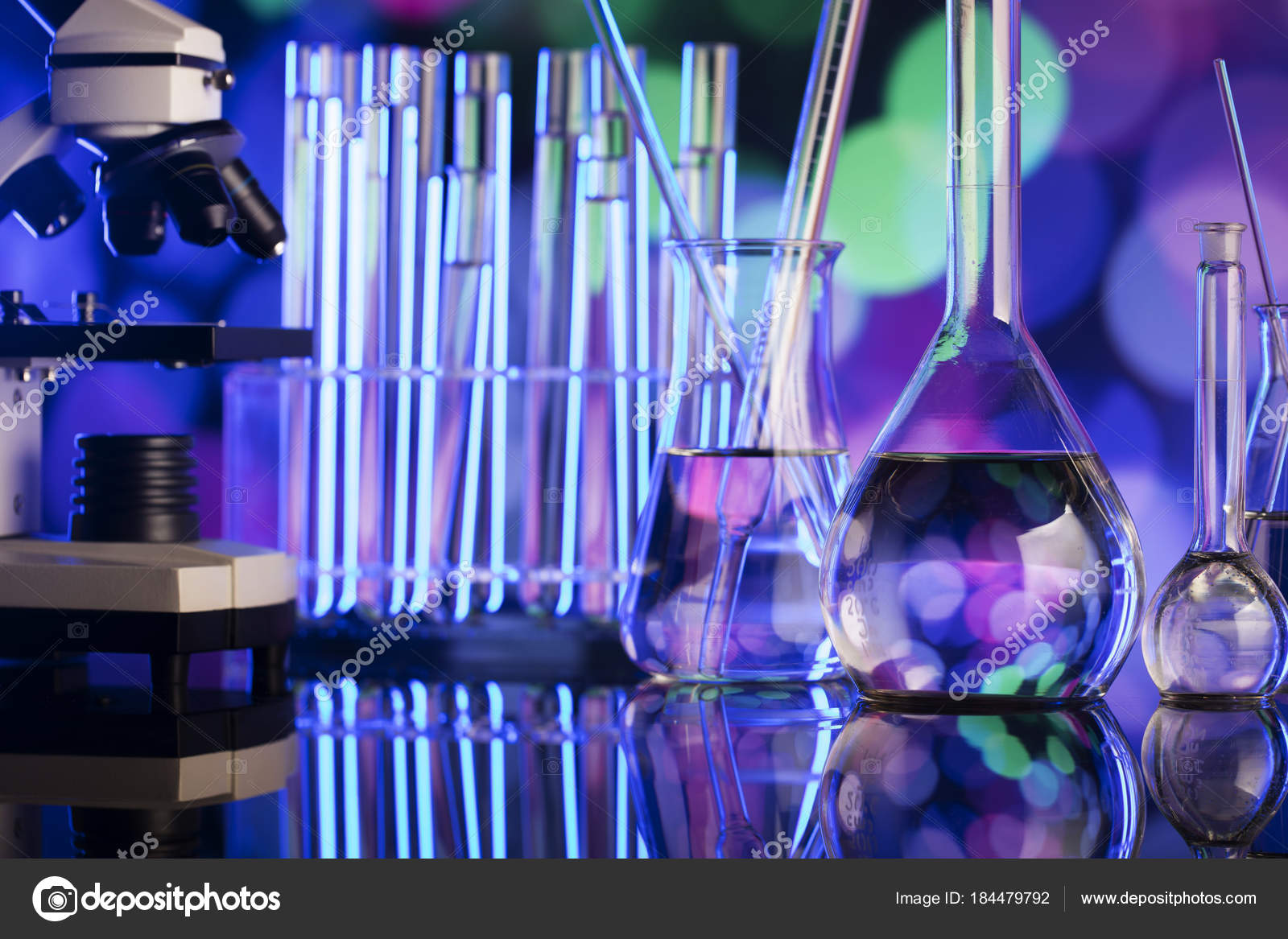 Cool Science Experiment Beakers Photography