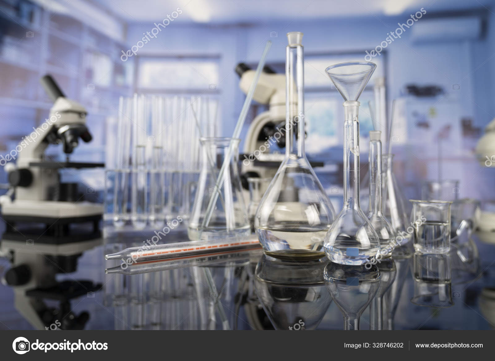 Science Test Tubes And Beakers