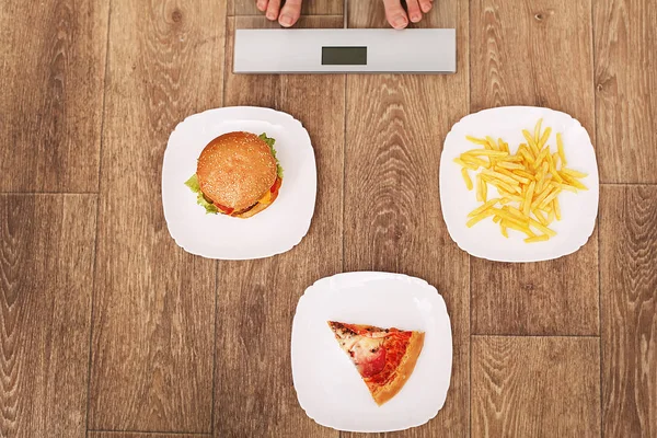 Healthy eating scale Stock Photos, Royalty Free Healthy eating scale ...