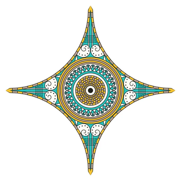 Ethnic patterned star — Stock Vector © Anzhelika1984 #130189994