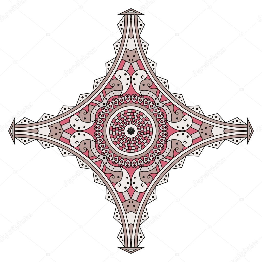 Ethnic patterned star — Stock Vector © Anzhelika1984 #130189994