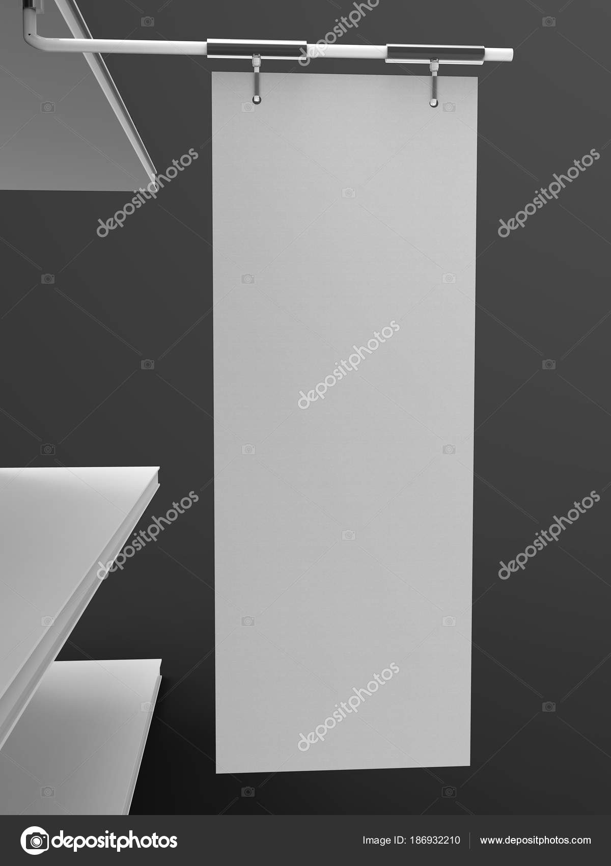 Shelf Banner 3D Rendering Stock Photo by ©shockymocky 186932210