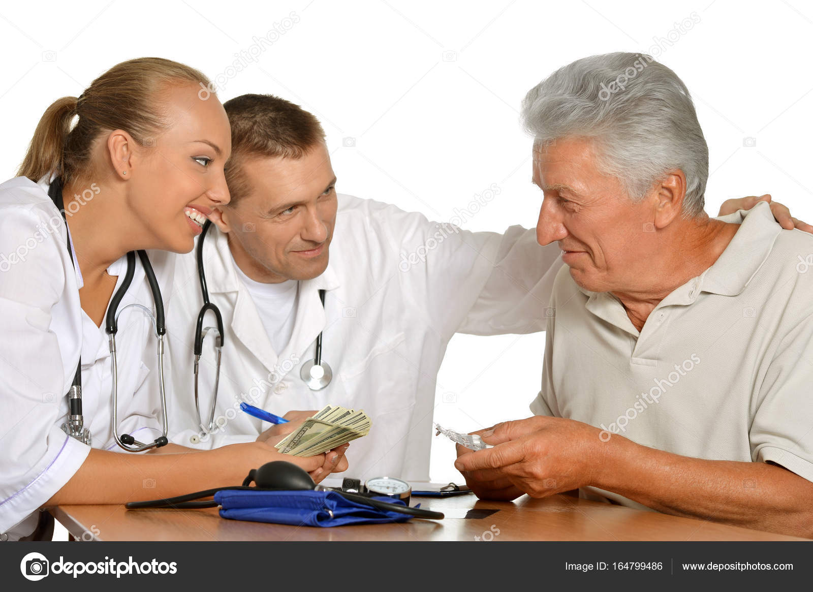 Doctors Working On Patient