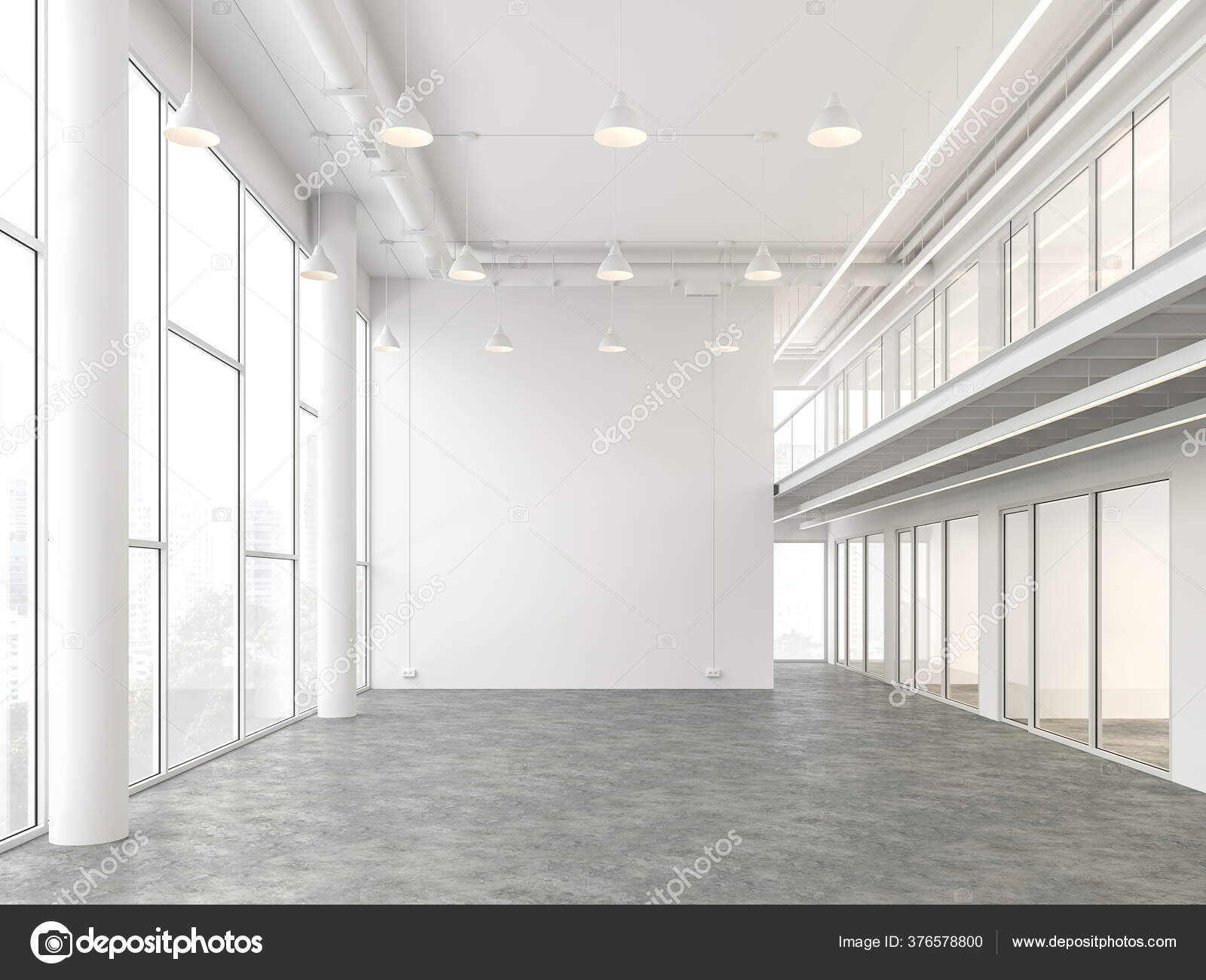 Polished White Concrete Sample