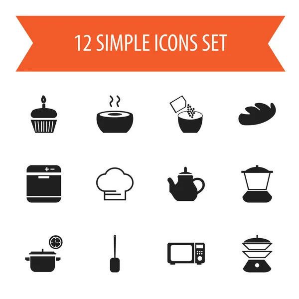 Kitchen utensils and items — Stock Vector © soleilc #5985006