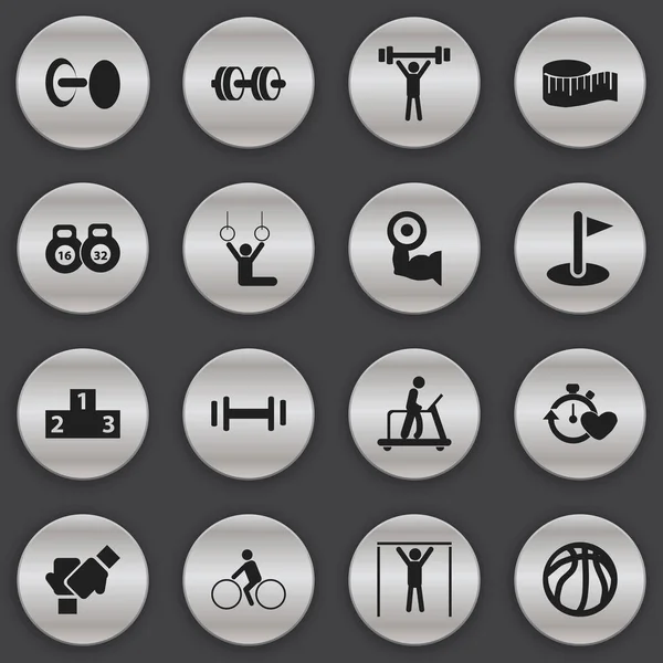 Fitness icons Stock Vector Image by ©Tantoon #24157579