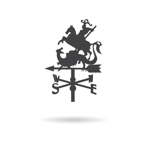 Weather Vane on white background Stock Vector Image by ©meenstockphoto ...