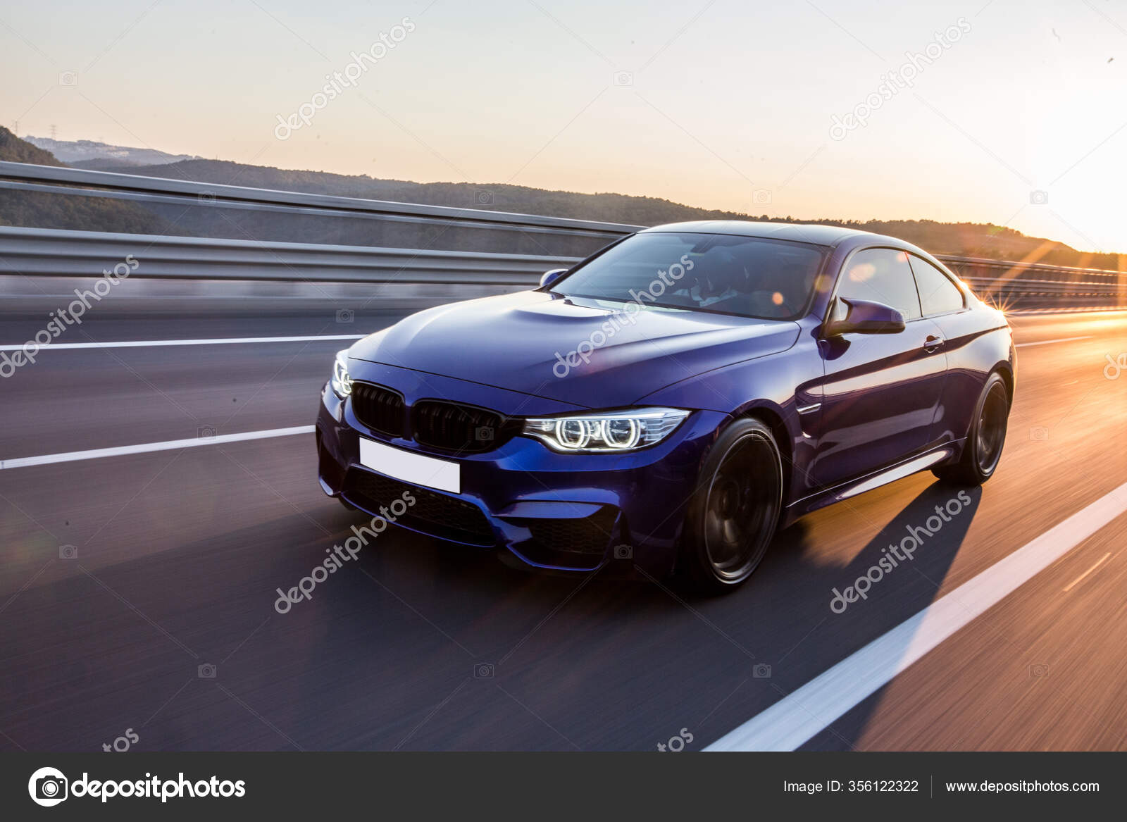 Luxury black sedan dusk time drive — Stock Editorial Photo © azerbaijan ...