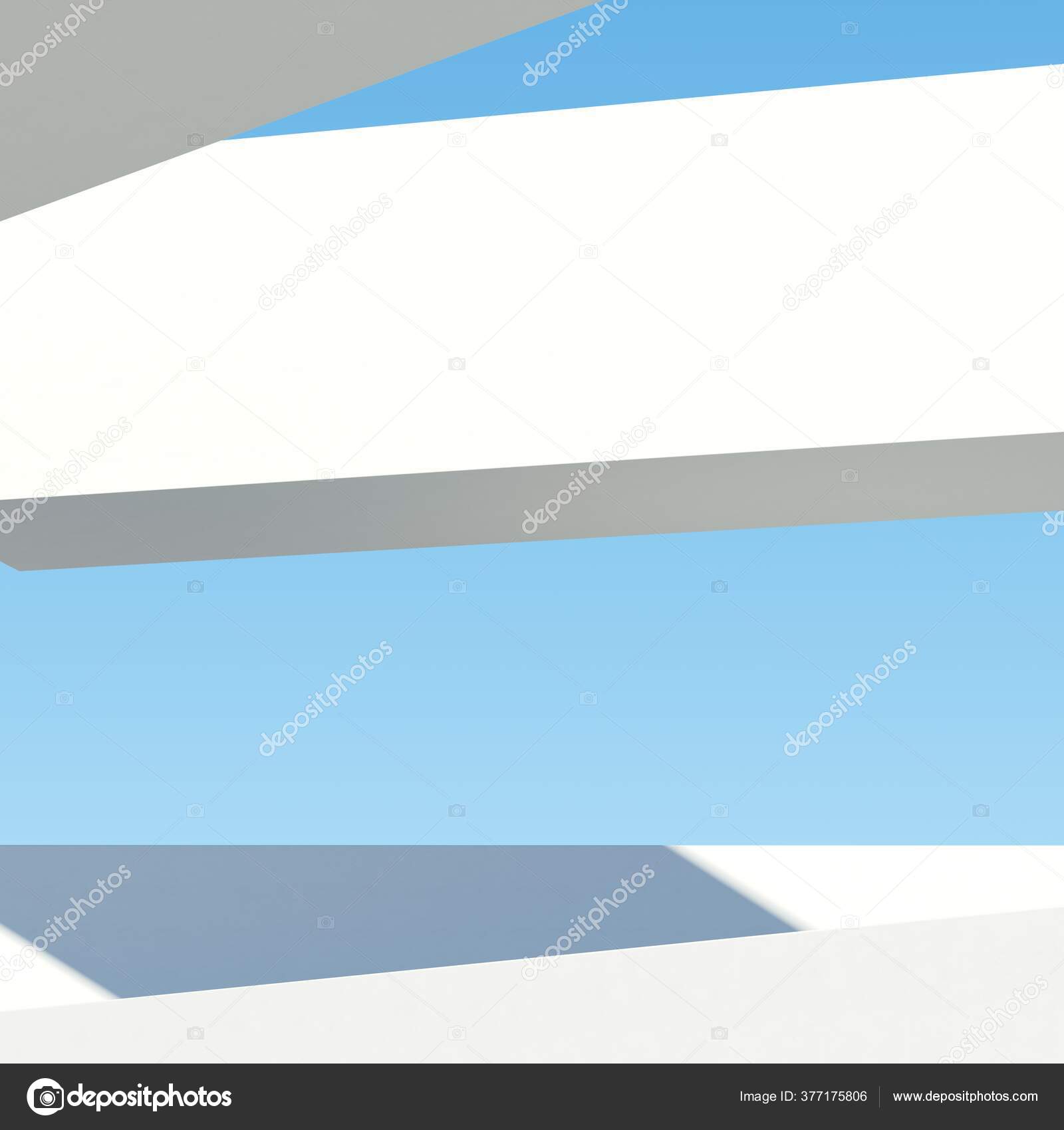 White Space Building Sky Background Minimal Architecture Ideas Concept ...