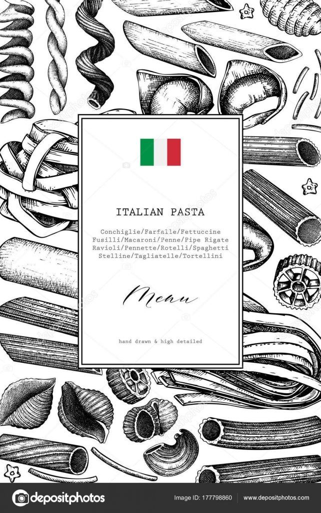 Italian Menu Background Design
