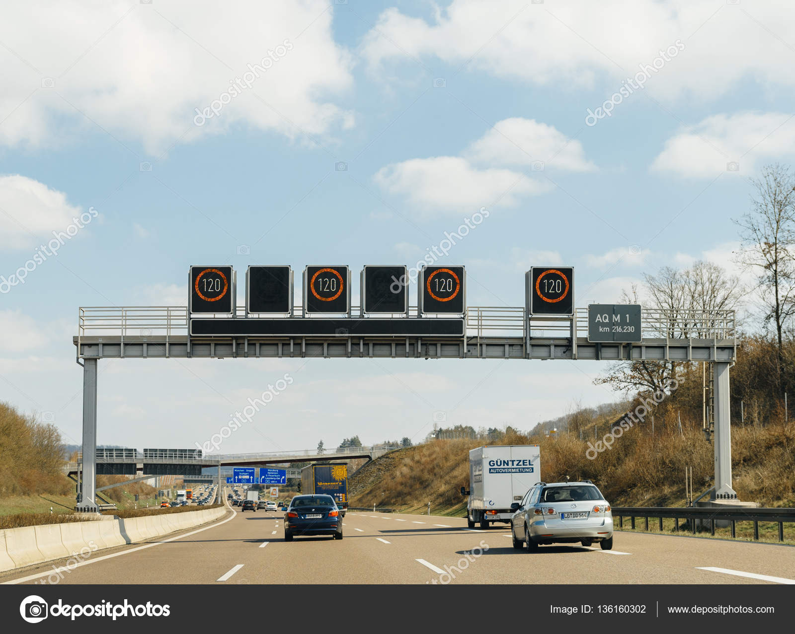 Autobahn Speed Limit Signs