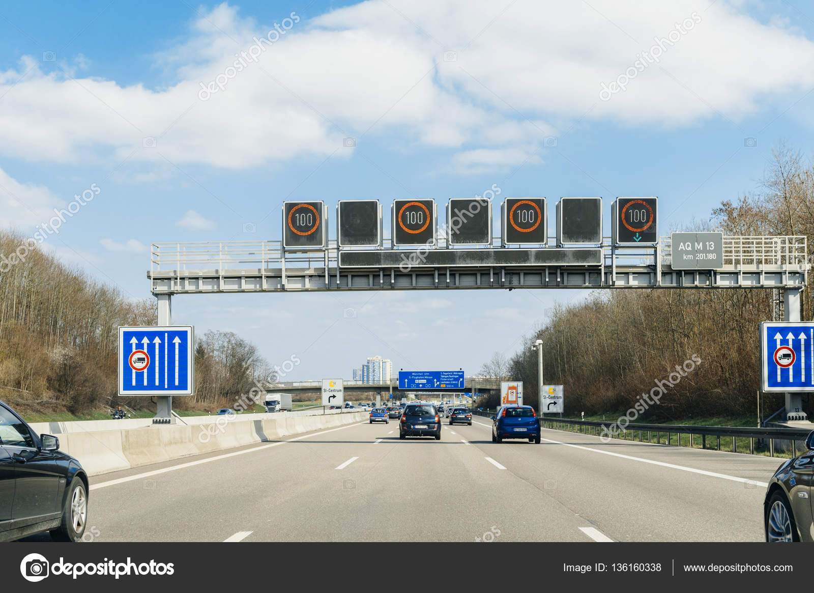 Autobahn Speed Limit Sign