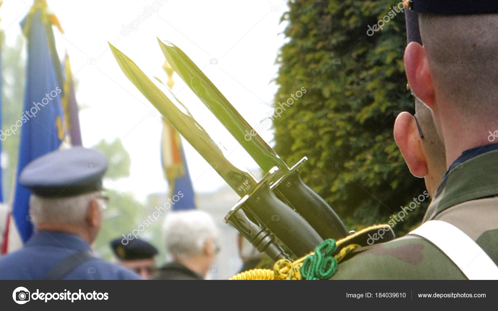 Solider holding gun at parade in France Stock Photo by ©ifeelstock ...
