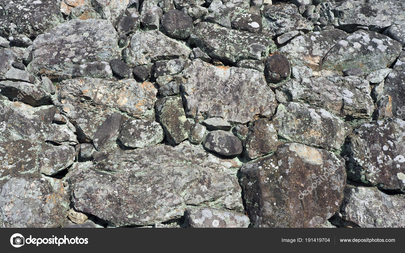 Texture of big real rock stone wall. — Stock Photo © gnepphoto #191419704