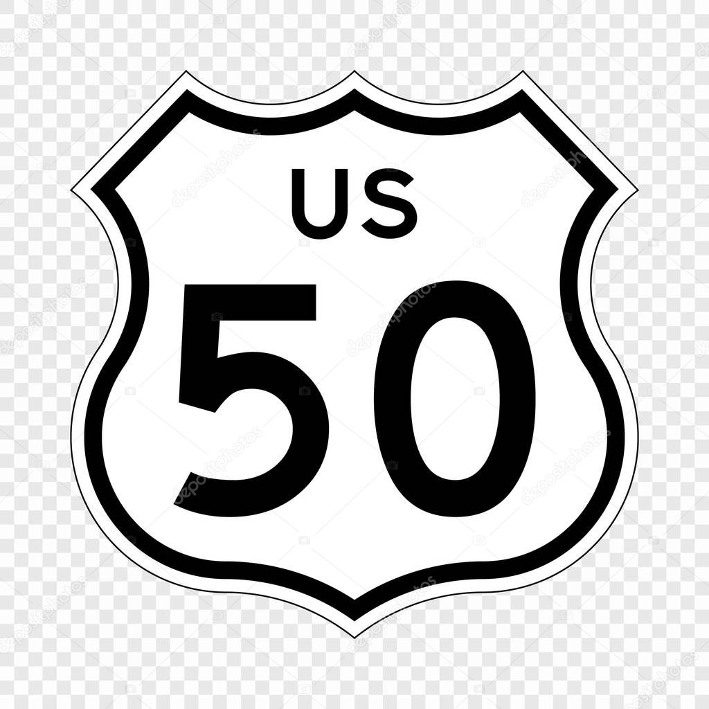 Escudo de carretera de Estados Unidos 2023