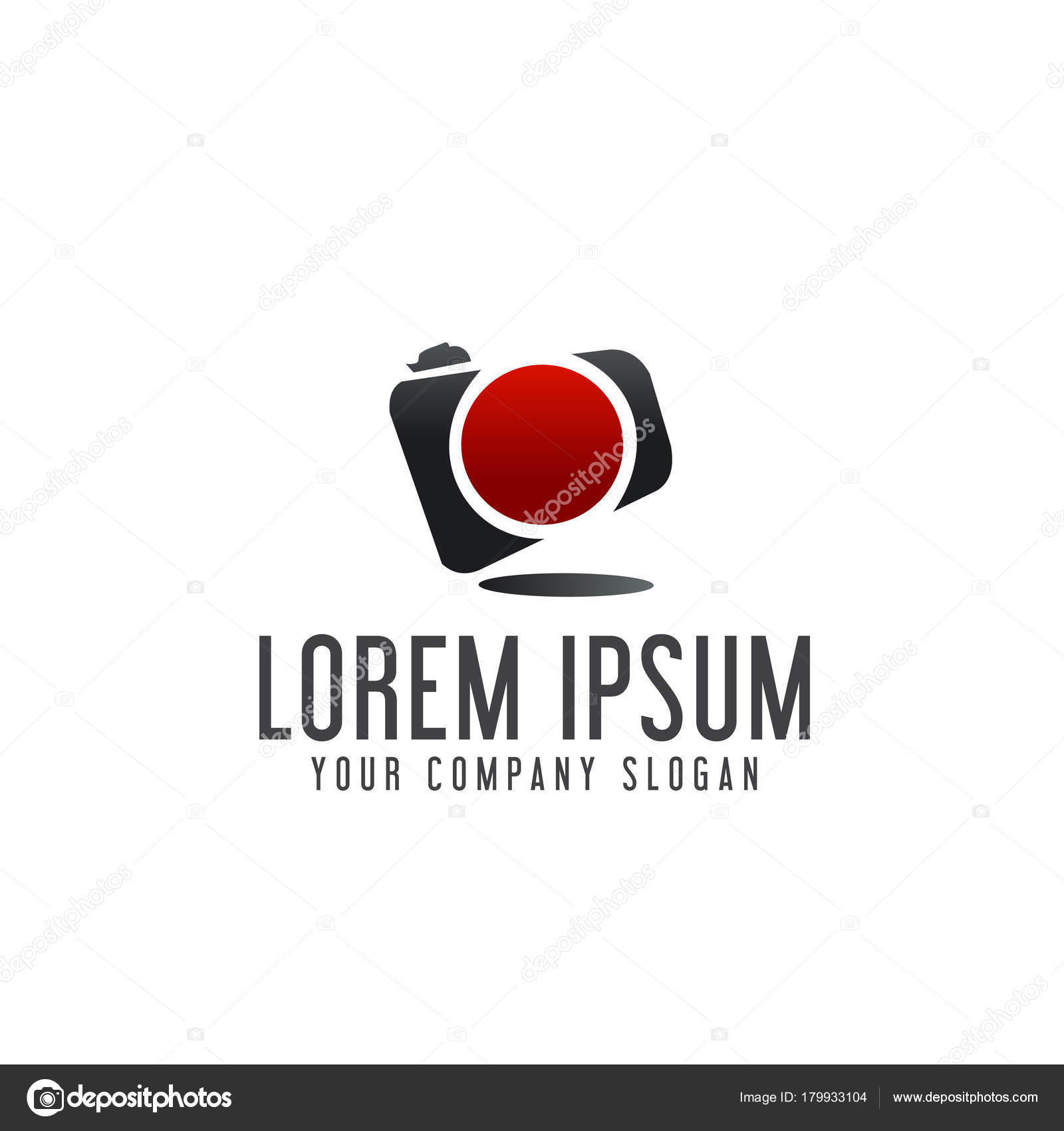Fotografia câmera logotipo design conceito modelo Vetor de ©oriu007 ...