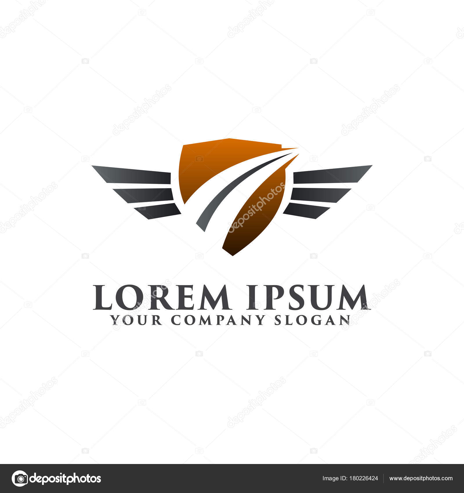 Road security logo. safe driving logo design concept Stock Vector by ...