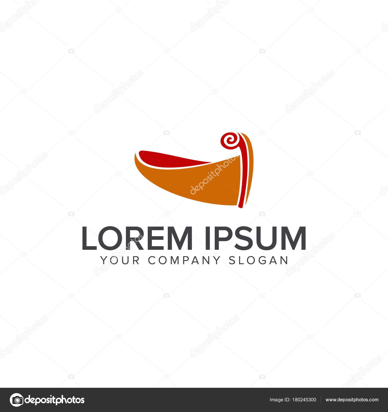 Bote salvavidas logo design concept Vector de Stock de ©oriu007 180245300